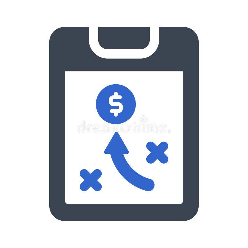 Saving Plan icon stock vector. Illustration of plan - 340727651