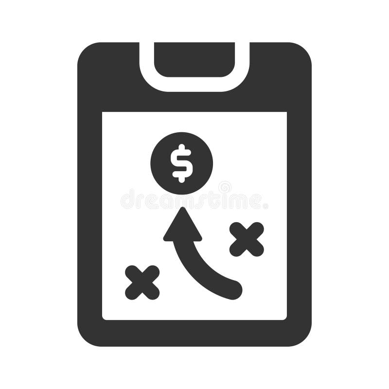 Saving Plan icon stock vector. Illustration of plan - 340733915