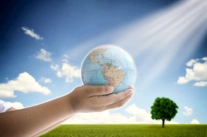 Saving the planet stock image. Image of global, conservation - 33920017