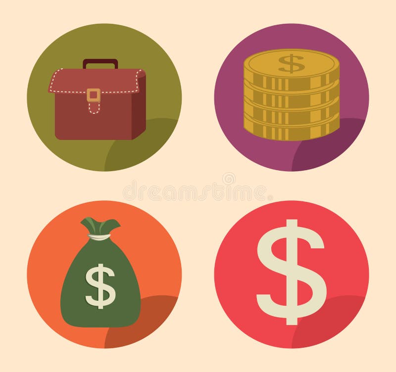 Saving signs stock vector. Illustration of economy, dollar - 38588336