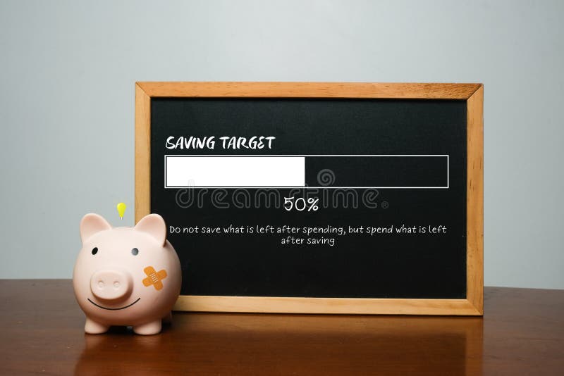 Saving Target Loading stock image. Image of budget, investment - 235595805
