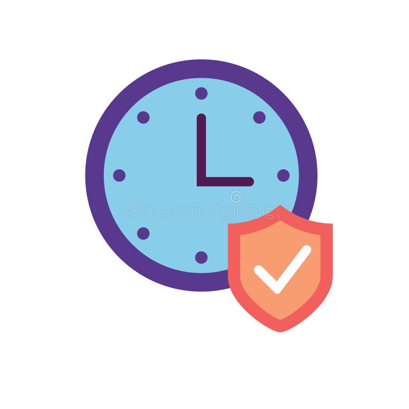 Saving Time Concept Vector Icon for Web. Stock Vector - Illustration of ...