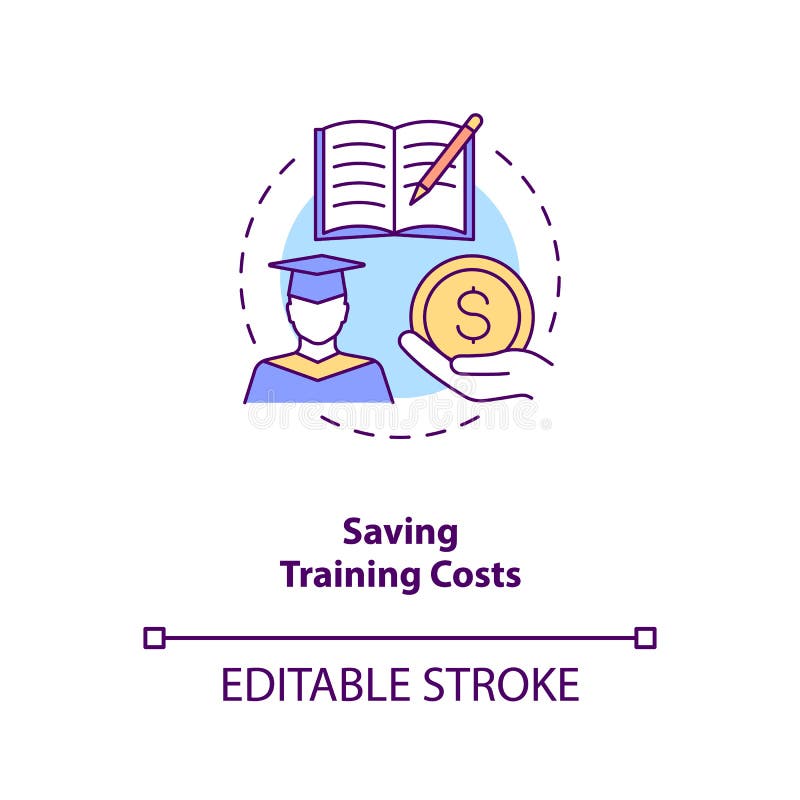 Cost Saving Strategy Concept Icon Stock Vector - Illustration of icon ...