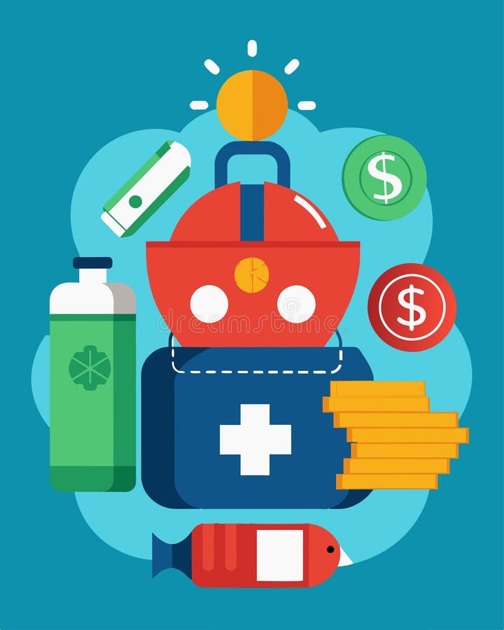 Rainyday Emergency Fund Stock Illustrations – 3 Rainyday Emergency Fund ...