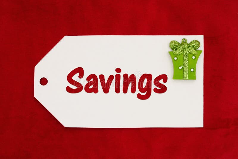 Saving for Christmas stock image. Image of copyspace - 21888429