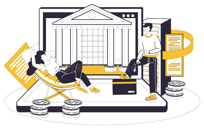 Digital Banking Concept with Online Savings Account and Financial ...