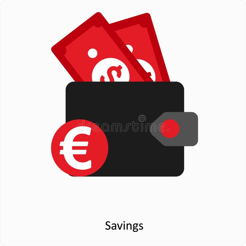 Savings stock vector. Illustration of concept, savings - 266284225