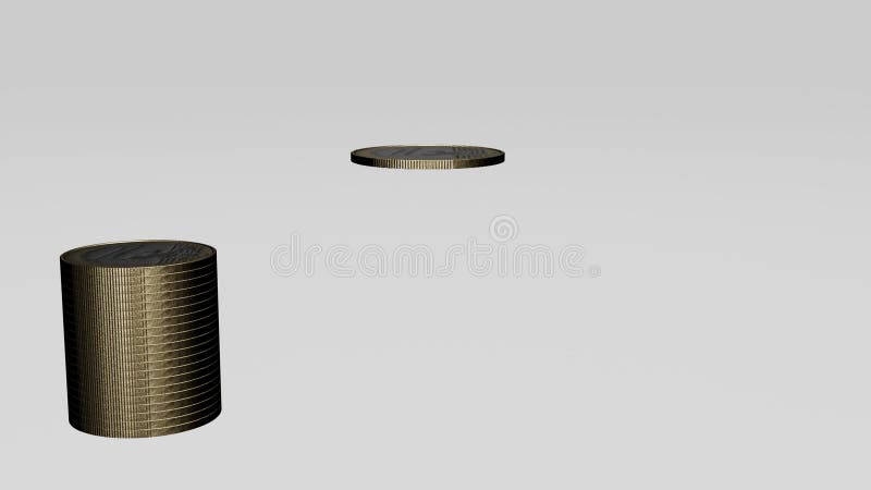 Savings Concept. Stacks of Coins Stock Footage - Video of budget ...