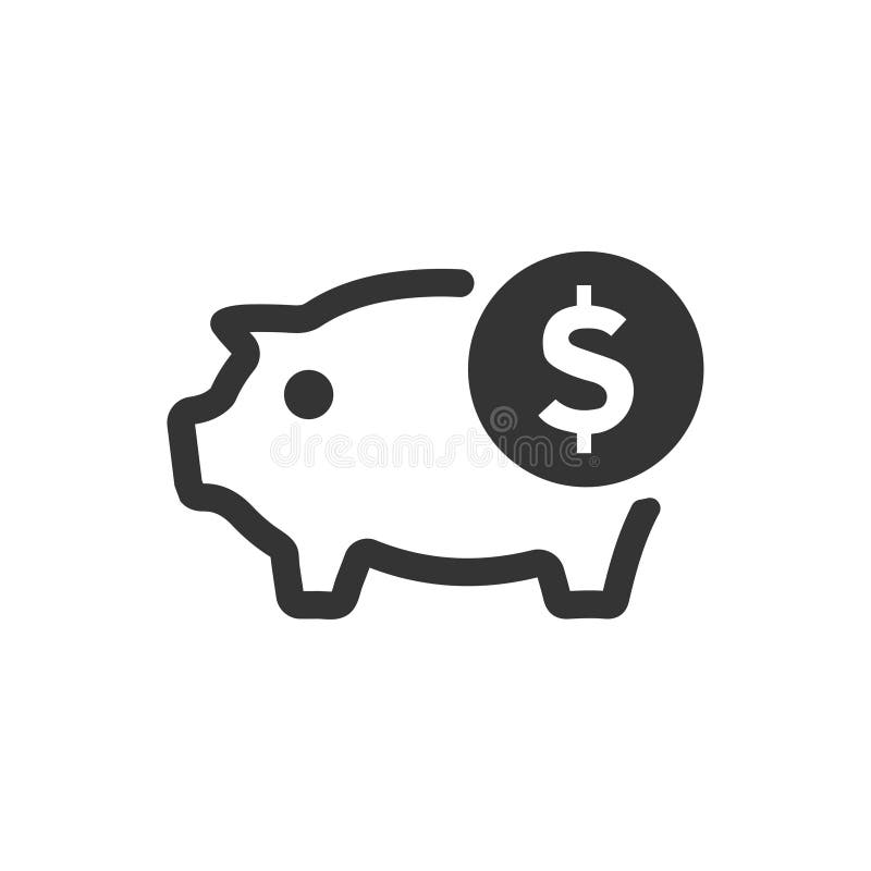 Piggy Bank Savings Icon stock vector. Illustration of piggy - 120822208 Piggy Bank Savings Icon stock vector. Illustration of piggy - 120822208