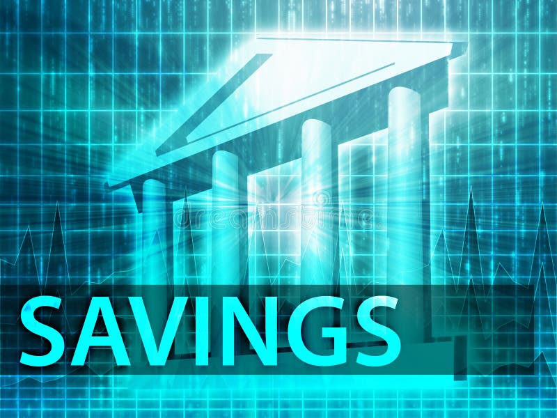 Savings v2 stock illustration. Illustration of deposit - 15440859