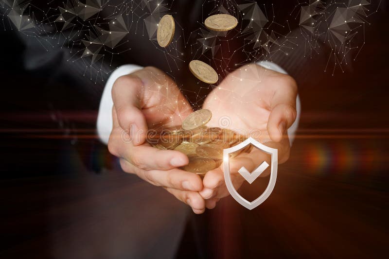 Savings and Insurance of Personal Savings and Income Stock Illustration ...