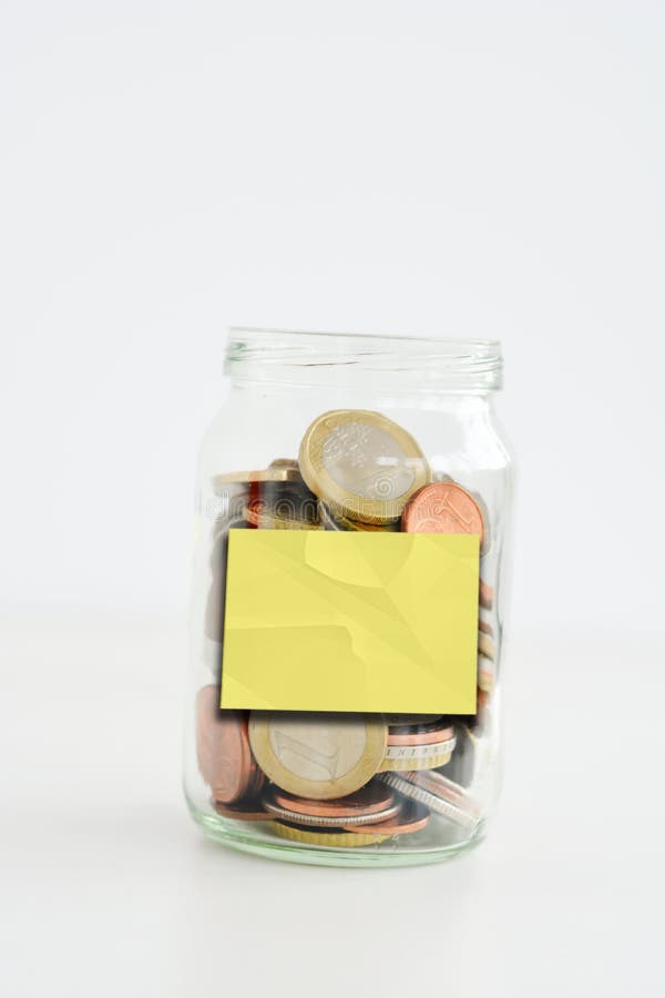 Empty Savings Jar stock image. Image of currency, money - 28581695
