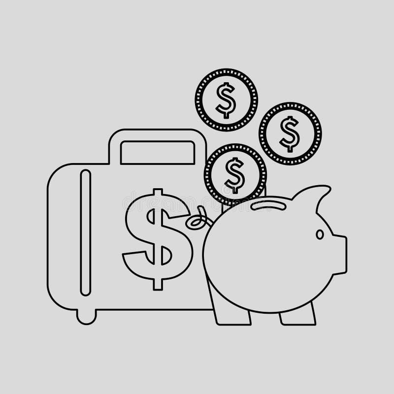 Savings money design stock illustration. Illustration of earnings ...