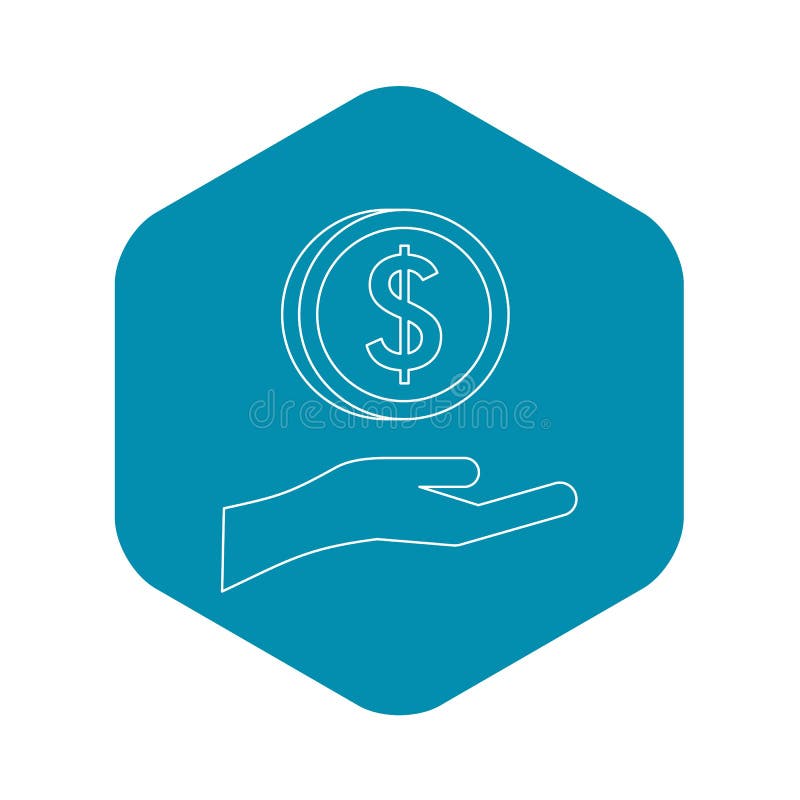 Savings Protection Icon, Outline Style Stock Vector - Illustration of ...