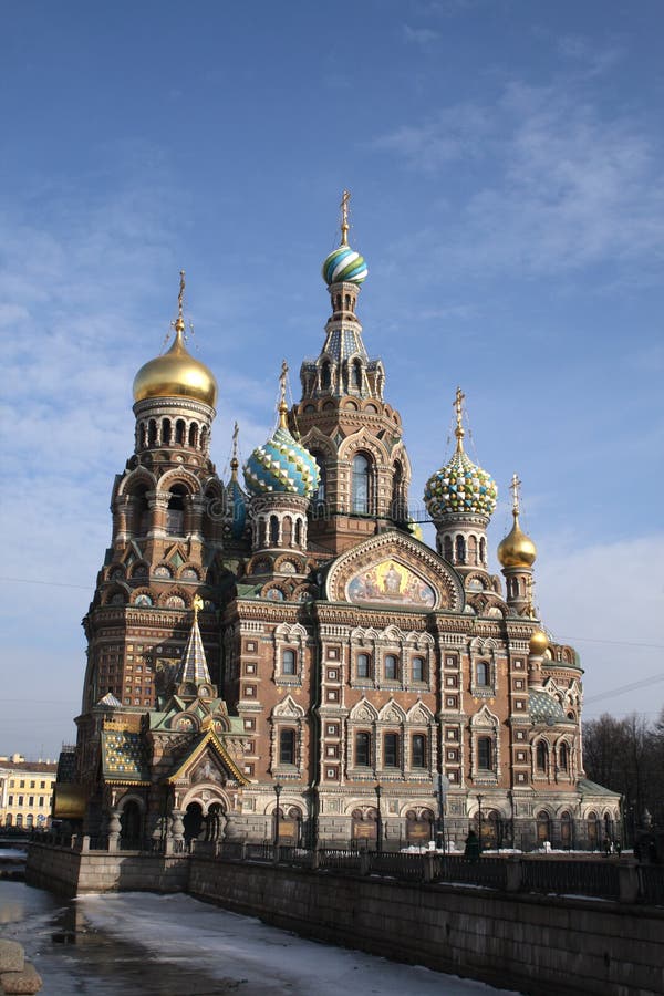 Savior on Spilled Blood stock photo. Image of cupola - 11861838