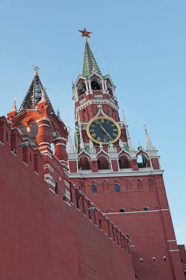 Savior Tower, Red Square, Moscow Stock Photo - Image of year, moscow ...
