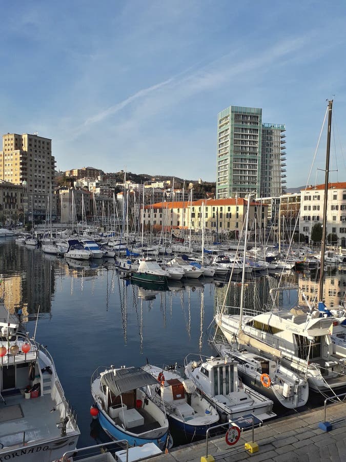 Savona port editorial photo. Image of harbors, boats - 55150391