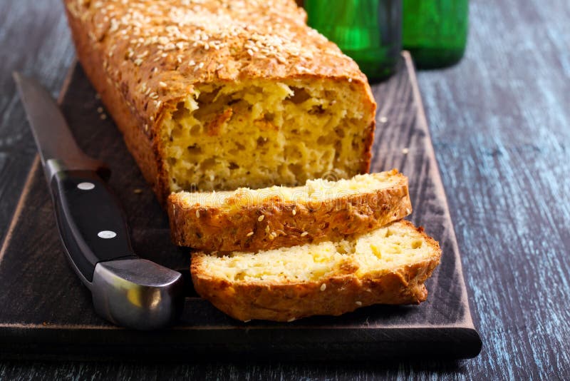 Savory bread loaf stock image. Image of breakfast, appetizer - 61610783
