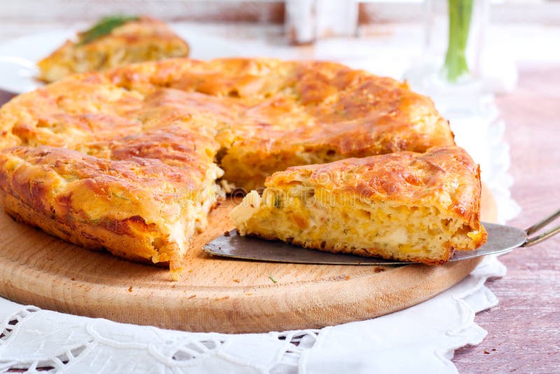 Savory cake stock image. Image of meat, lorraine, snack - 48563761