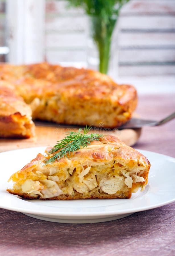 Savory cake stock image. Image of herb, baked, comfort - 48777111