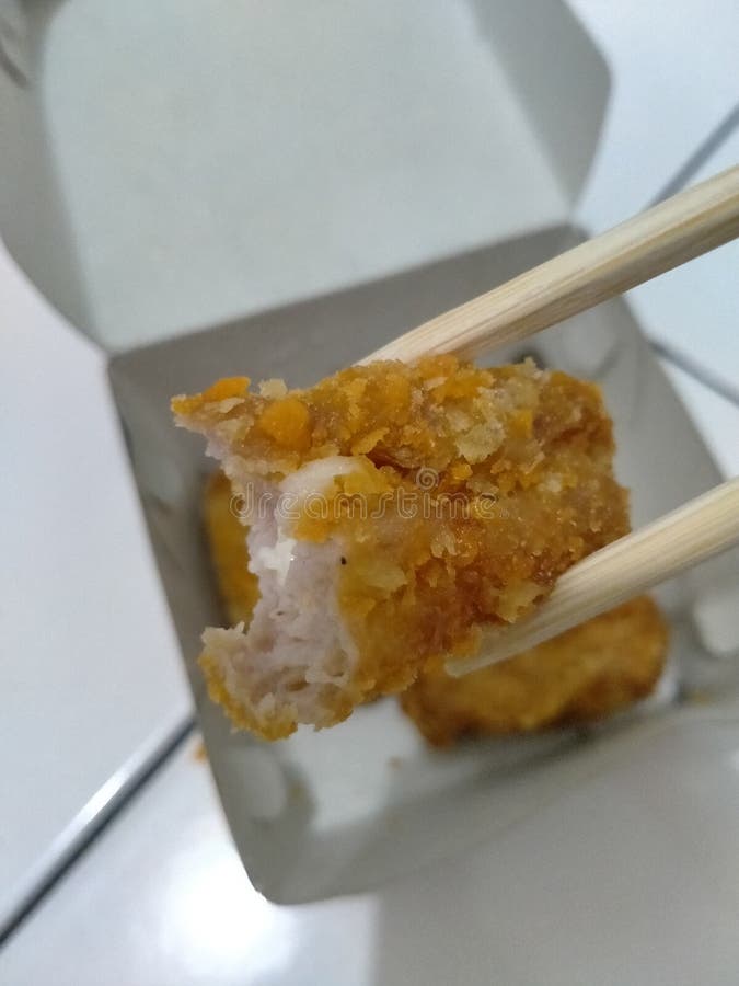 Savory and crunchy nuggets stock image. Image of dairy - 272081685