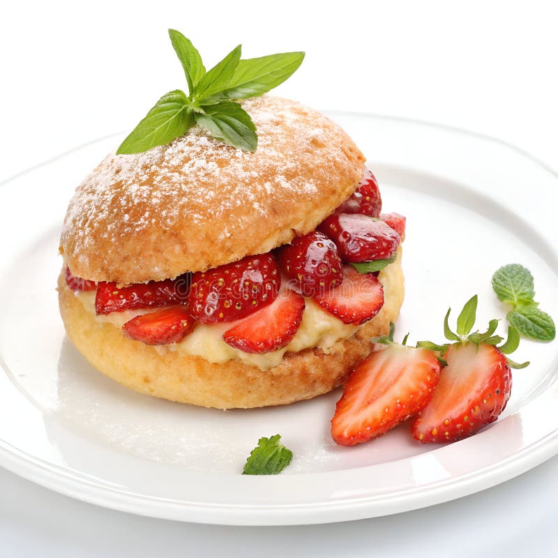 Savory Food Item Isolated on White Stock Illustration - Illustration of ...