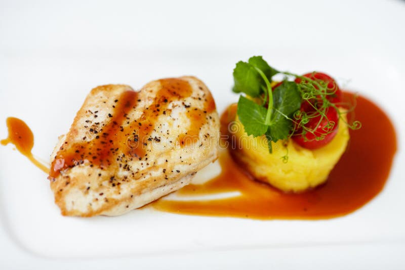 Savoury chicken stock image. Image of grilled, delicious - 34917323