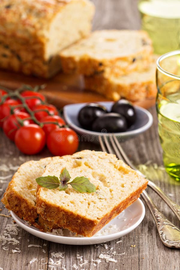 Savoury loaf cake stock photo. Image of herbs, cheddar - 36905018