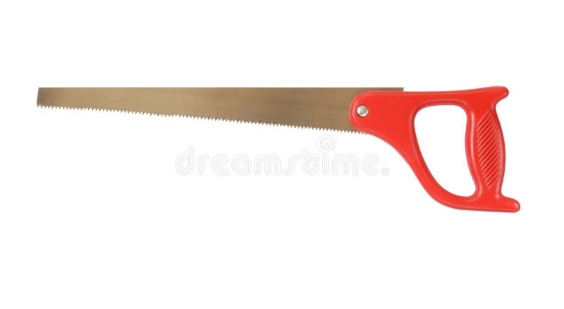 Saw stock image. Image of tools, teeth, isolated, crosscut - 3960289