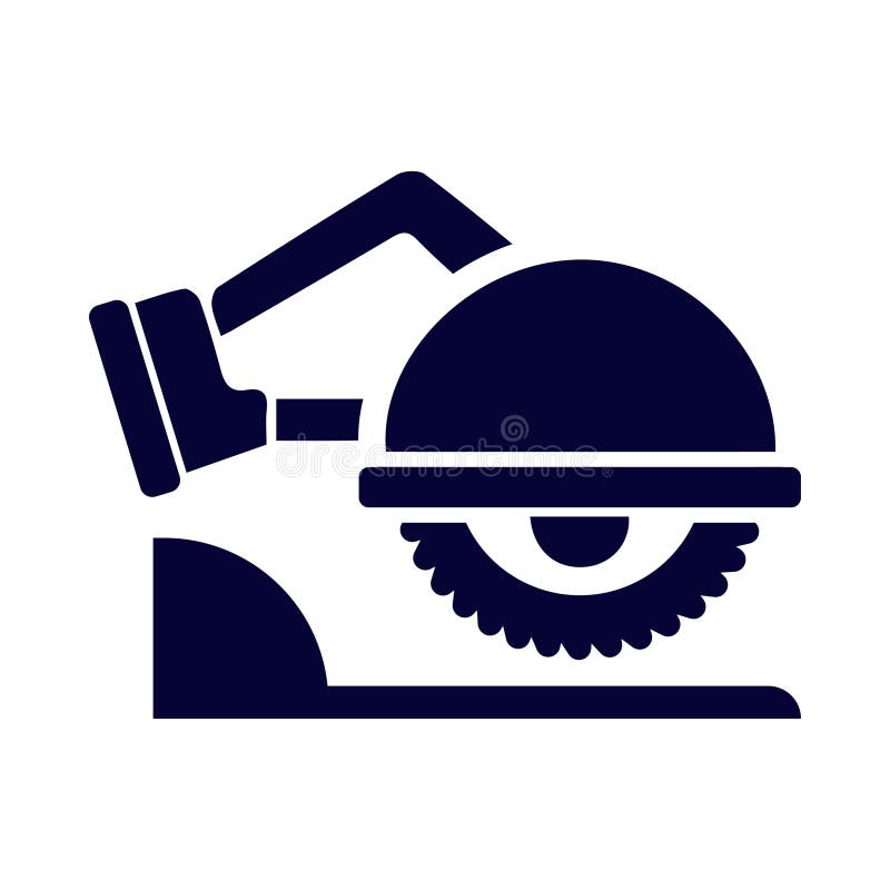 Saw, Circular, Wood Saw, Round Saw, Construction Circular Saw Icon Stock Vector - Illustration ...