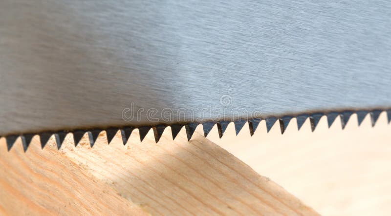 Saw cutting wood stock image. Image of wood, tool, sawing - 51087733