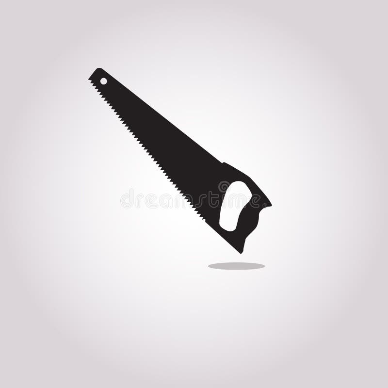 The saw icon. Saw symbol stock illustration. Illustration of clipping ...