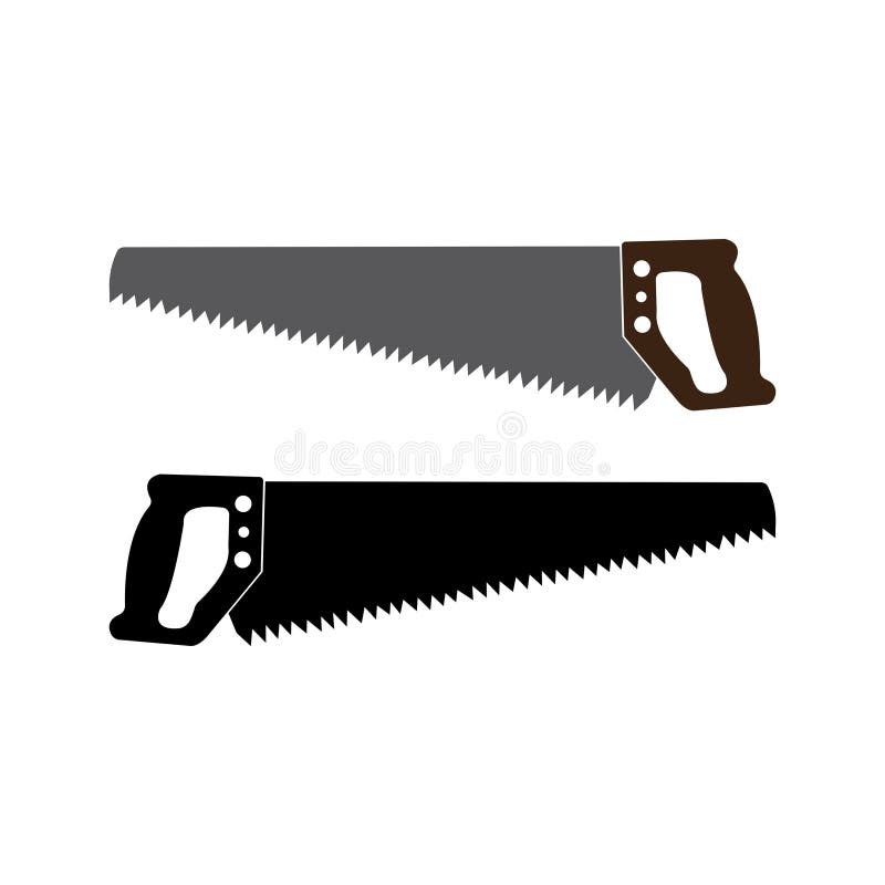 Saw icon stock vector. Illustration of handsaw, simple - 282969382