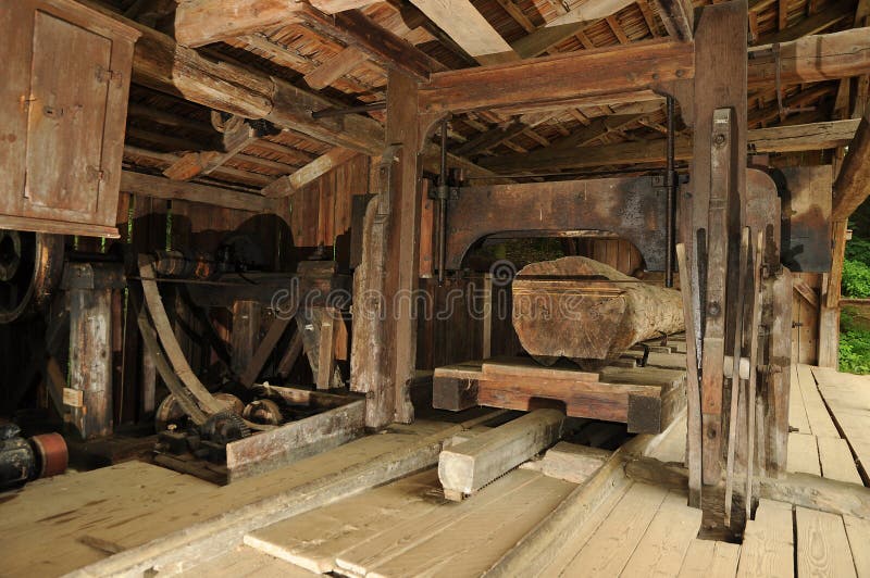 Old saw mill stock photo. Image of wood, mill, carpenter - 8338284