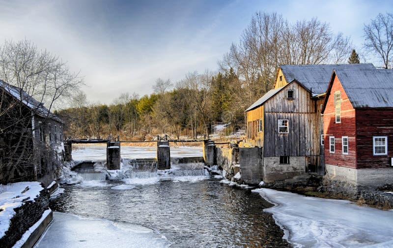Old Mill stock image. Image of winter, americana, miller - 29822311