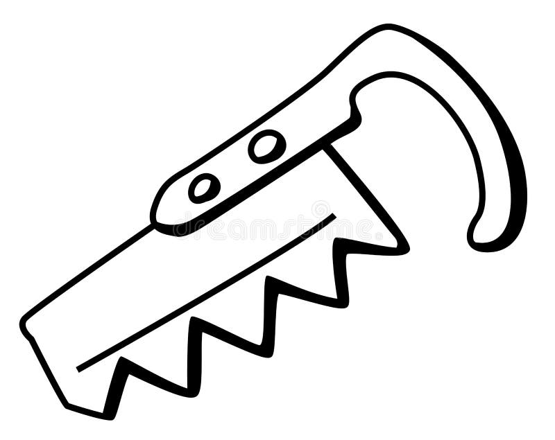 Stylized Saw Stock Illustrations – 170 Stylized Saw Stock Illustrations ...