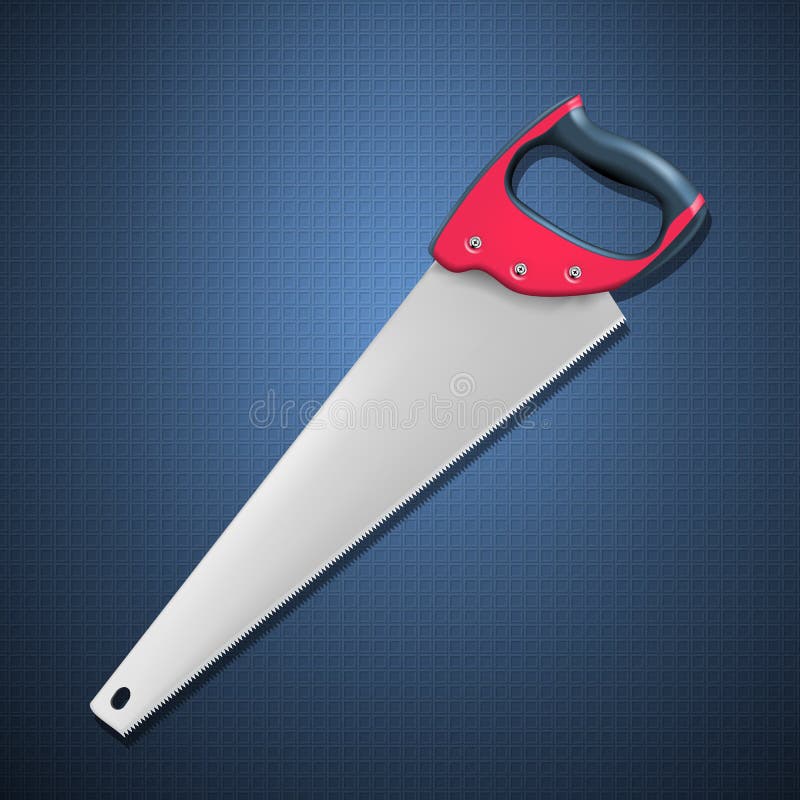 Saw tool stock vector. Illustration of path, equipment - 36596870