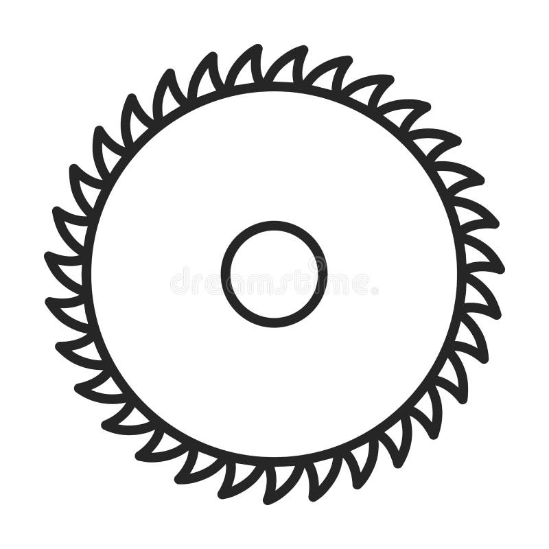 Red sawblade stock illustration. Illustration of reds - 1683941