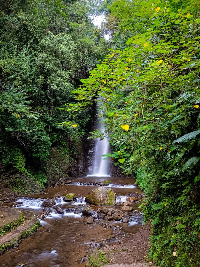 Sawer Waterfall in Kuningan West Java Stock Photo - Image of java, west ...