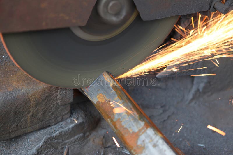 Sawing metal stock photo. Image of treatment, technical - 17016222