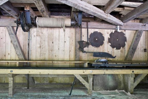 Sawmill stock image. Image of bench, historical, ancient - 6091659