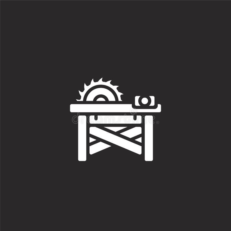 Sawmill Icon. Filled Sawmill Icon for Website Design and Mobile, App ...