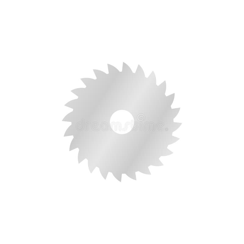 Sawmill Icon. Milling Cutter Symbol. Vector Isolated on White. Stock ...