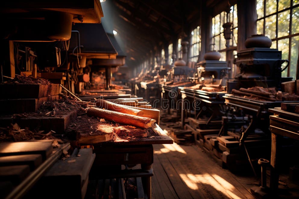 Sawmill,log stacks pattern stock image. Image of milling - 297652339