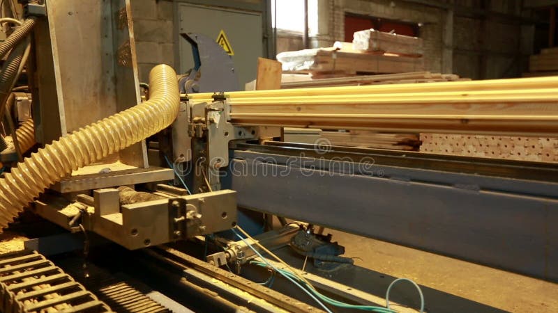Sawmill. View of Milling Machine for Timber Stock Footage - Video of ...