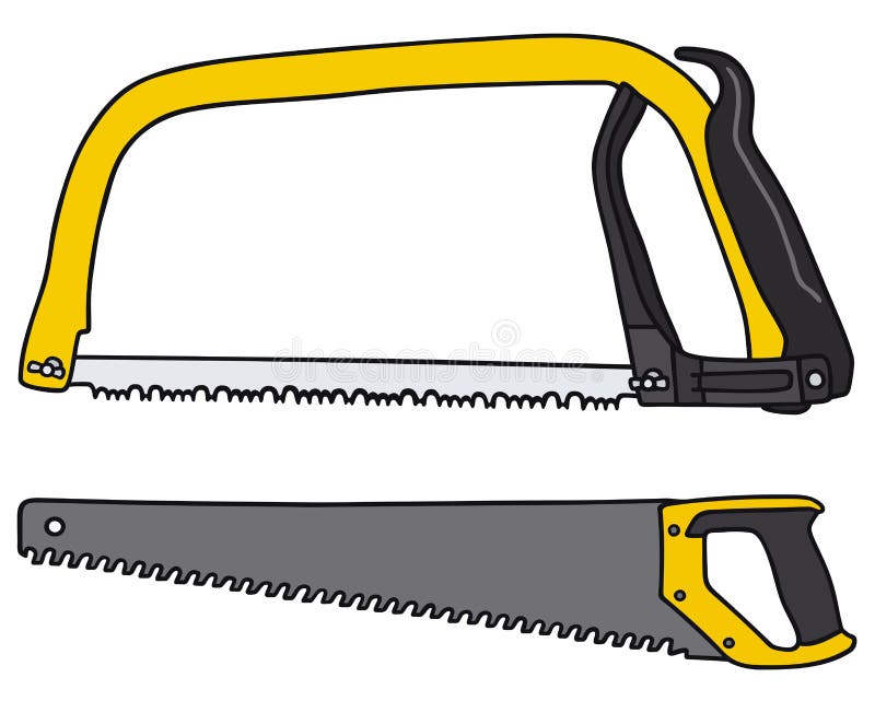 Saws stock vector. Illustration of construction, handsaws - 40894466