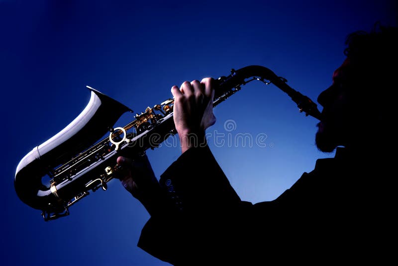 Sax stock photo. Image of shadow, musician, playing, passion - 6580674