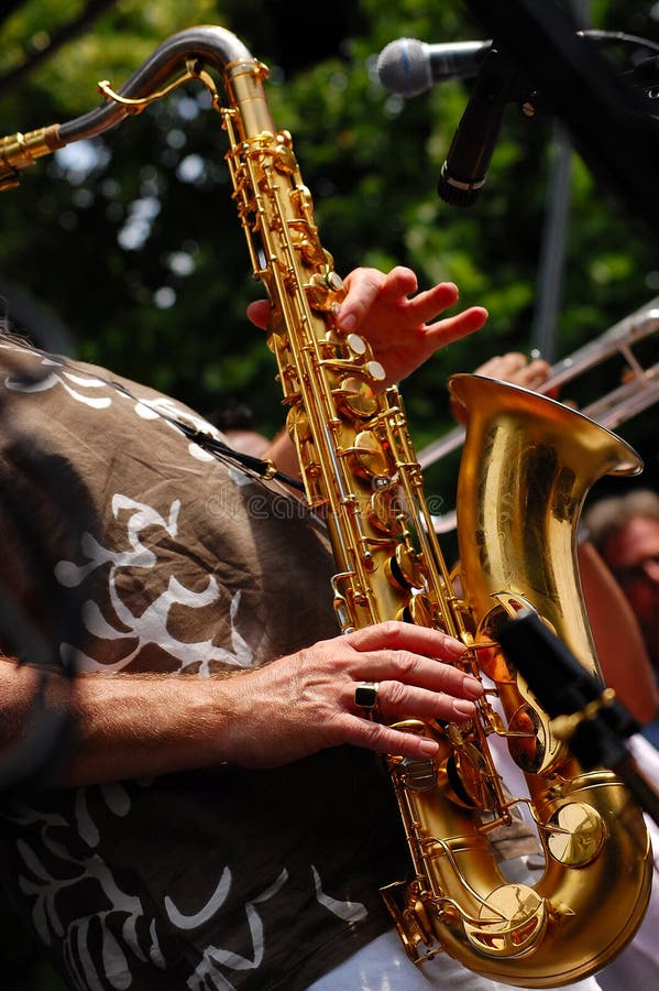 Sax stock image. Image of miller, emotion, saxophone, brass - 7439487