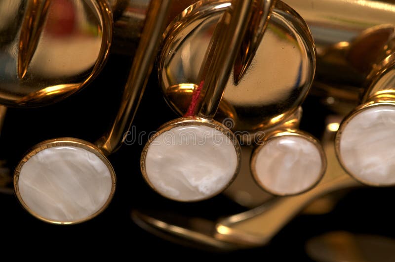 Sax keys stock photo. Image of saxophone, instument, woodwind - 11396872