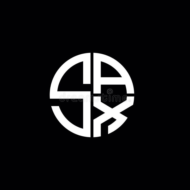 SAX Logo SAX Icon SAX Monogram SAX Letter Minimalist Circle Flat Unique ...